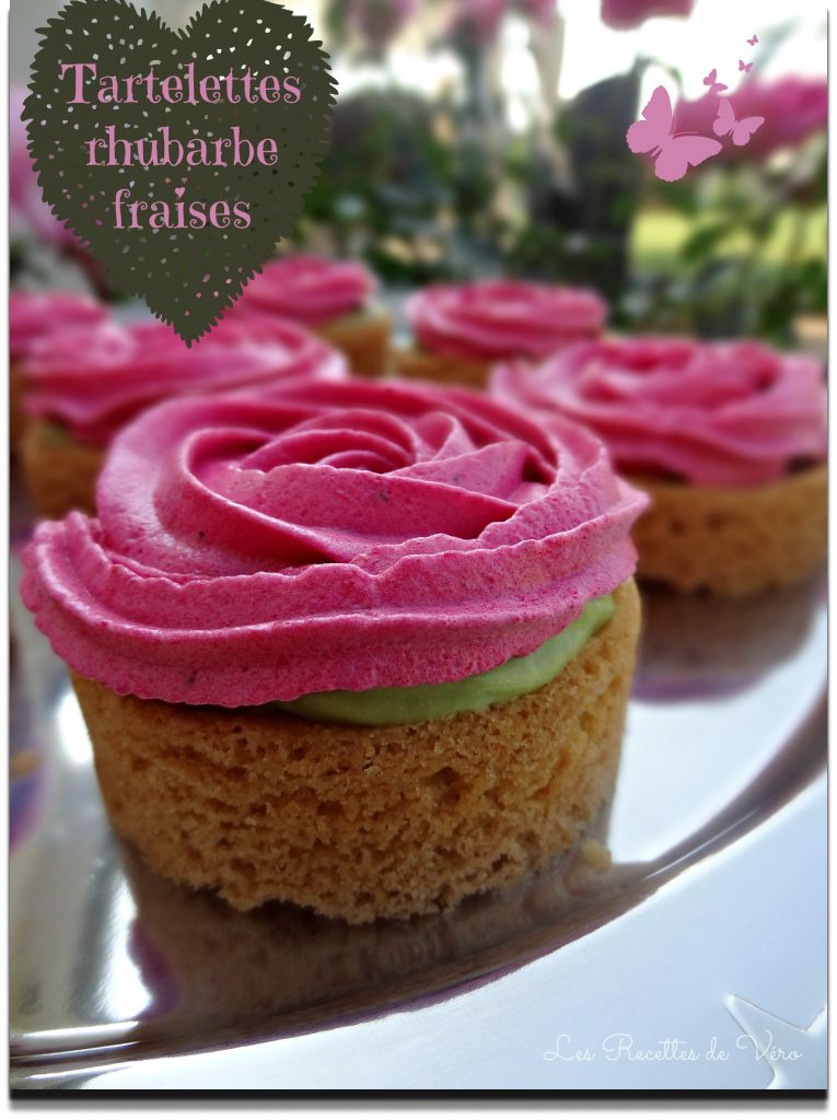 Tartelettes Rhubarbe Fraises
