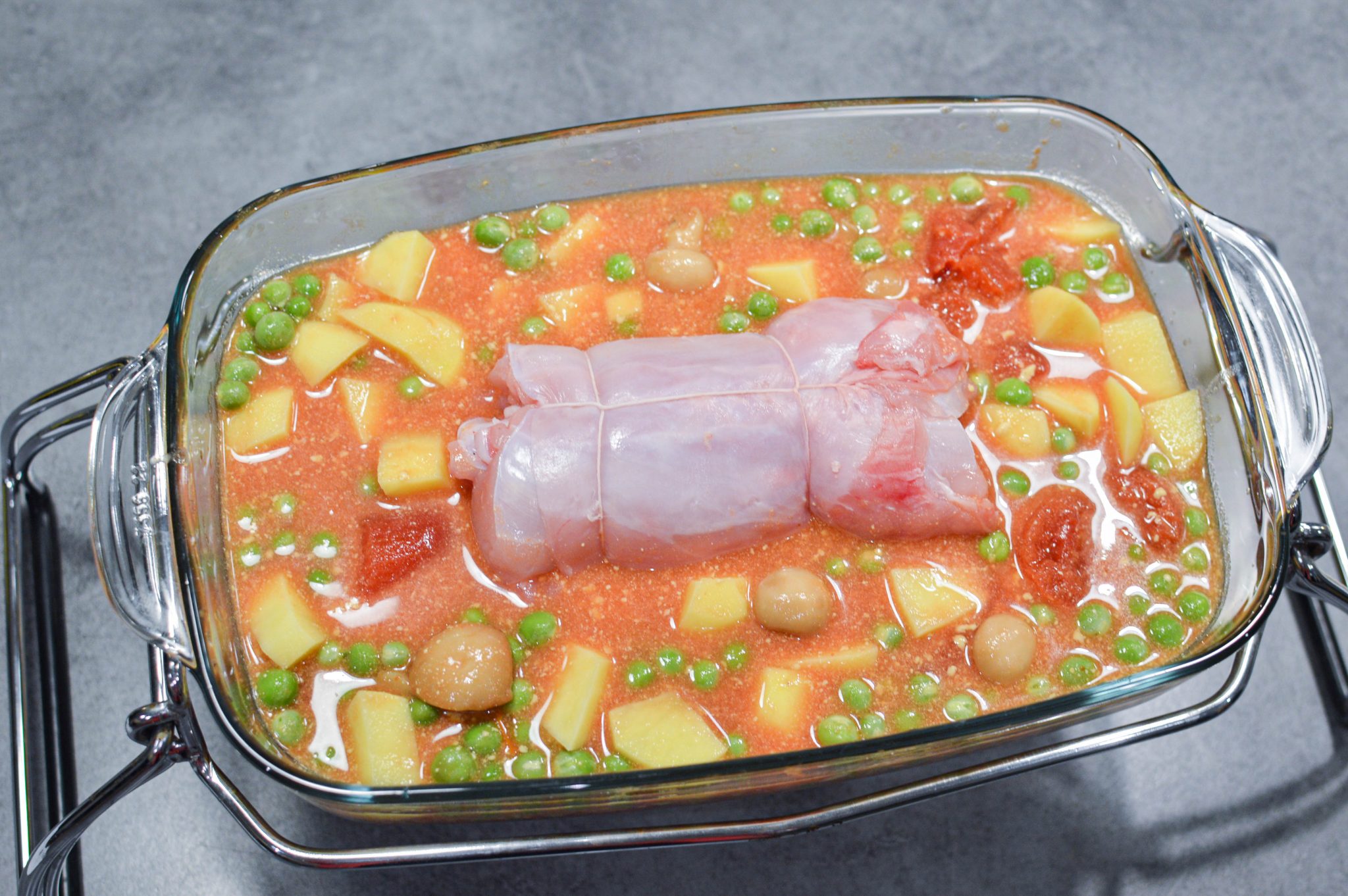 Recette Du Rôti De Lapin Aux Petits-pois