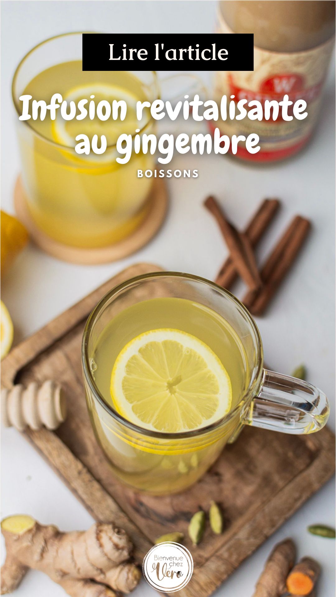 Infusion Revitalisante Gingembre Curcuma Citron – Recette