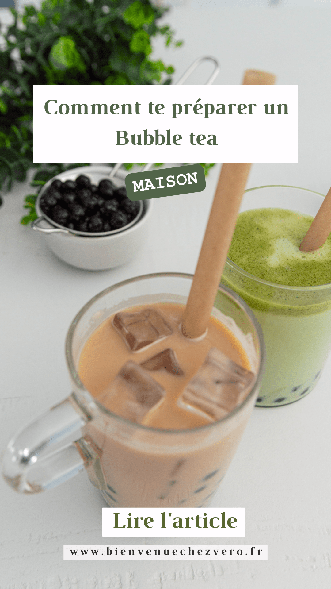 Prépare Un Bubble Tea Maison Avec Kit, Perles, Thé Et Lait